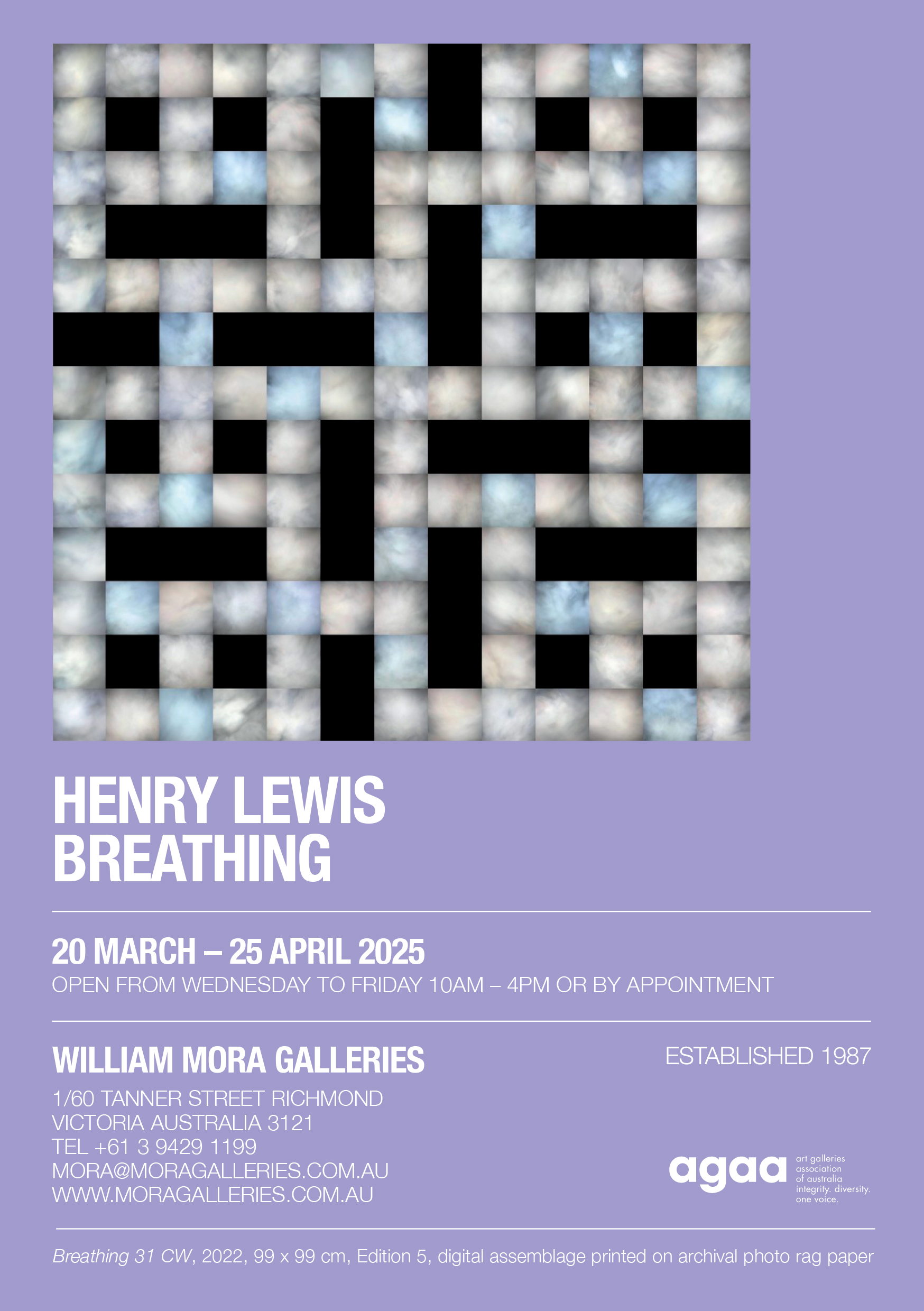Henry Lewis BREATHING – William Mora Galleries – March 2025 - Henry Lewis